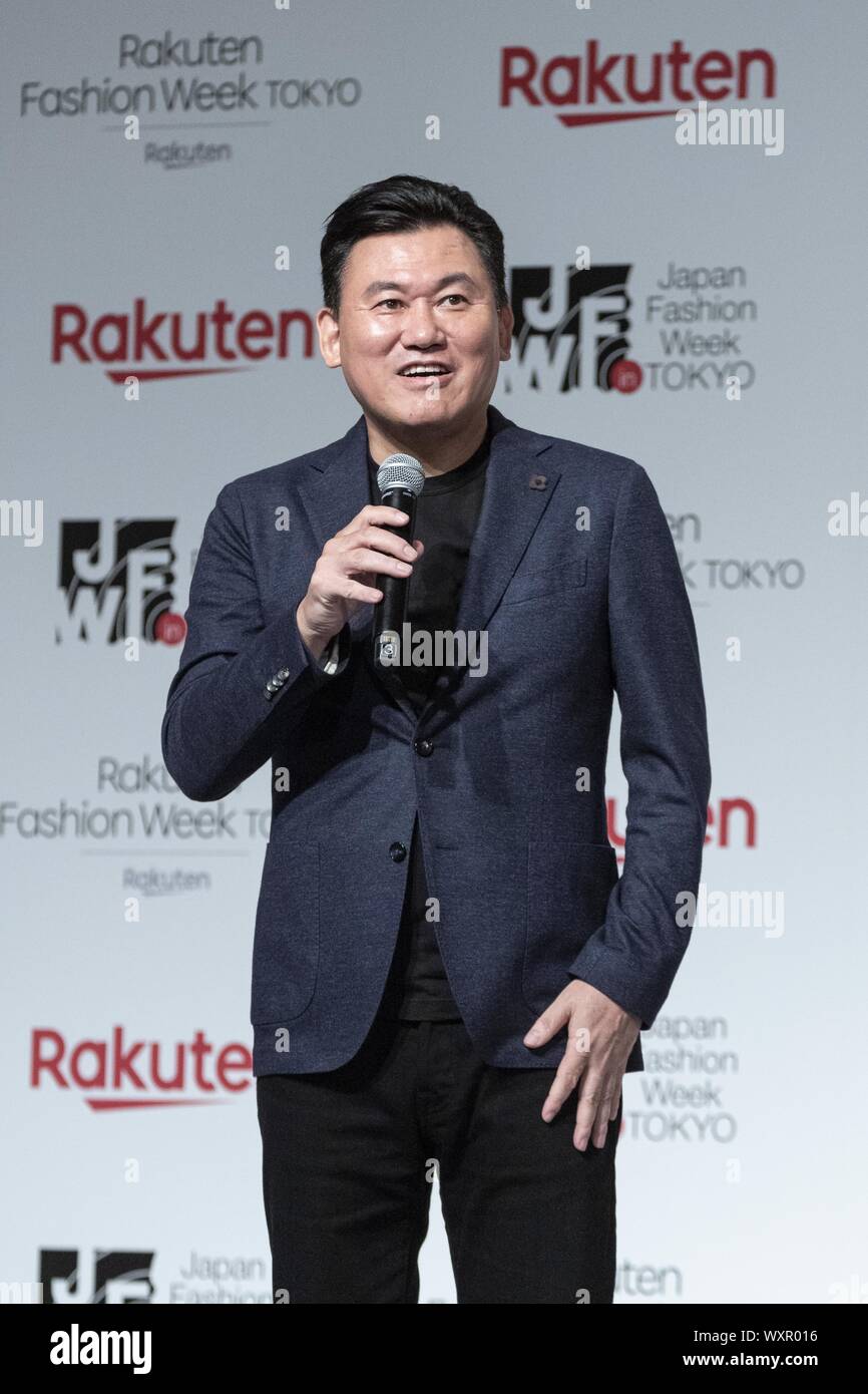 Tokyo, Japan. 17th Sep, 2019. Hiroshi Mikitani chairman and CEO of ...