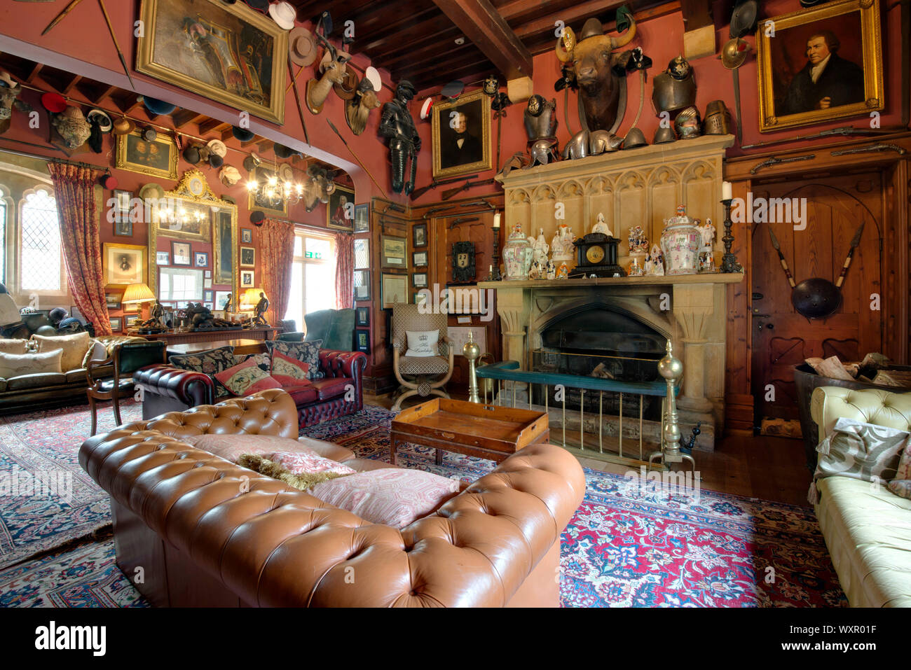 Sir Benjamin Slade, the 7th.baronet at his home, Maunsell House ...