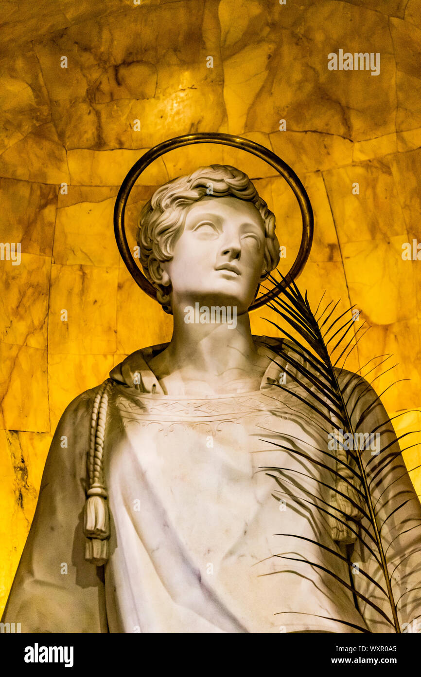 Angel Statue Papal Basilica Saint Paul Beyond Walls Cathedral Church ...