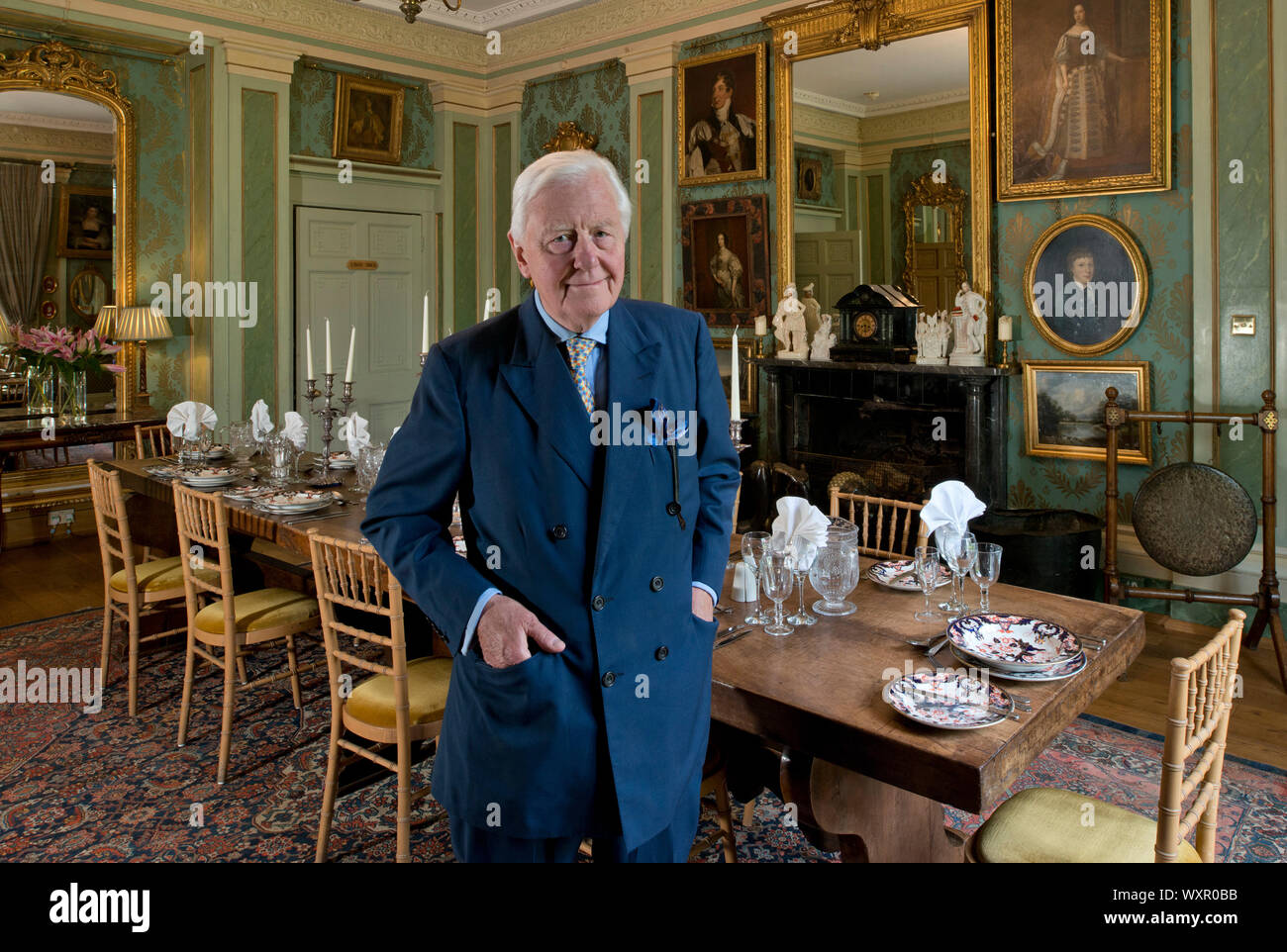 Sir Benjamin Slade, the 7th.baronet at his home, Maunsell House ...