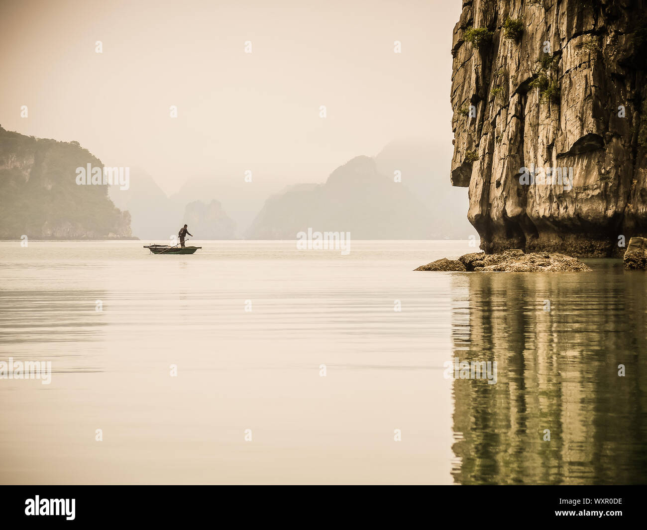 Ha Long Cliff Stock Photo - Alamy