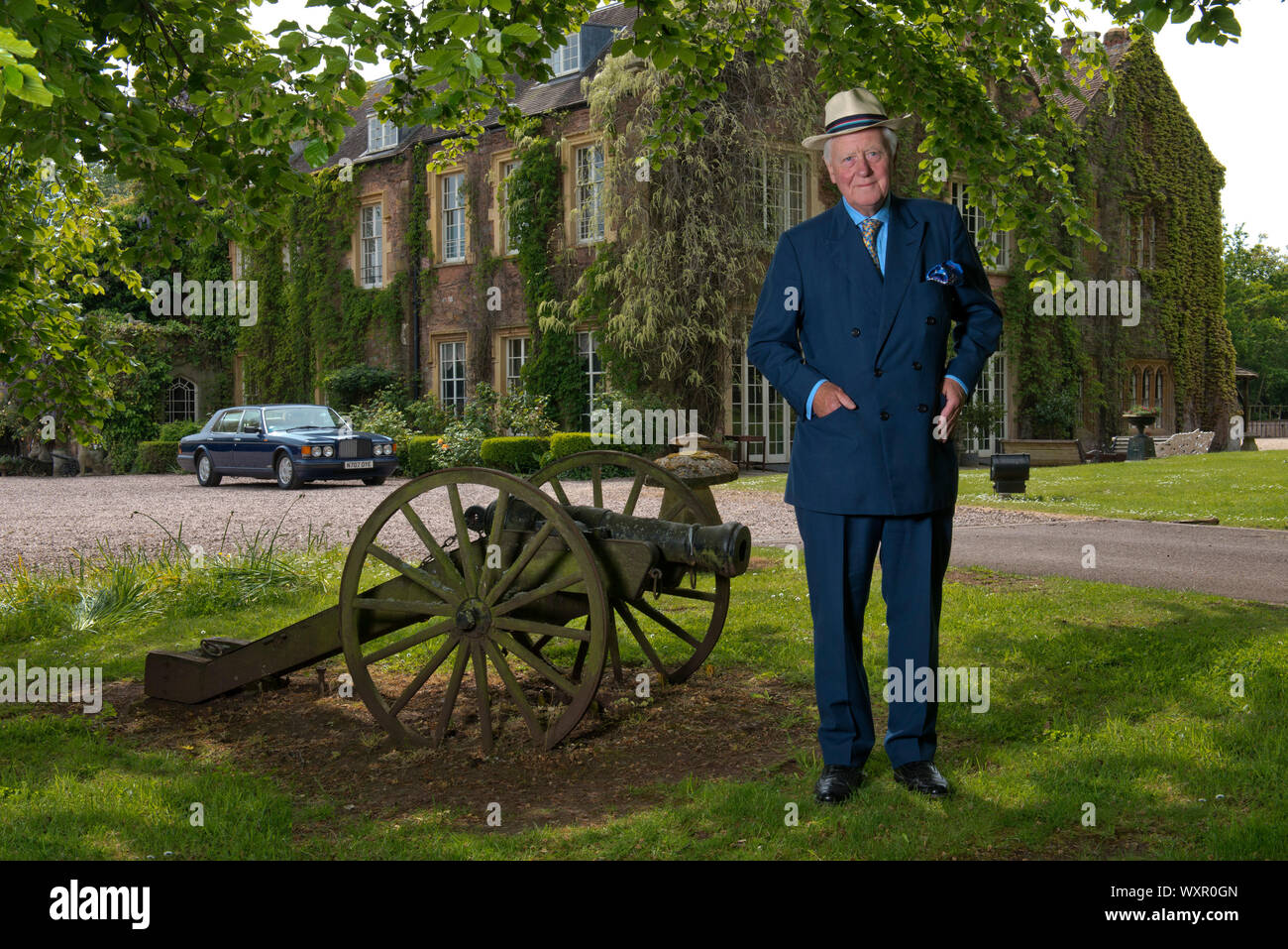 Sir Benjamin Slade, the 7th.baronet at his home, Maunsell House ...