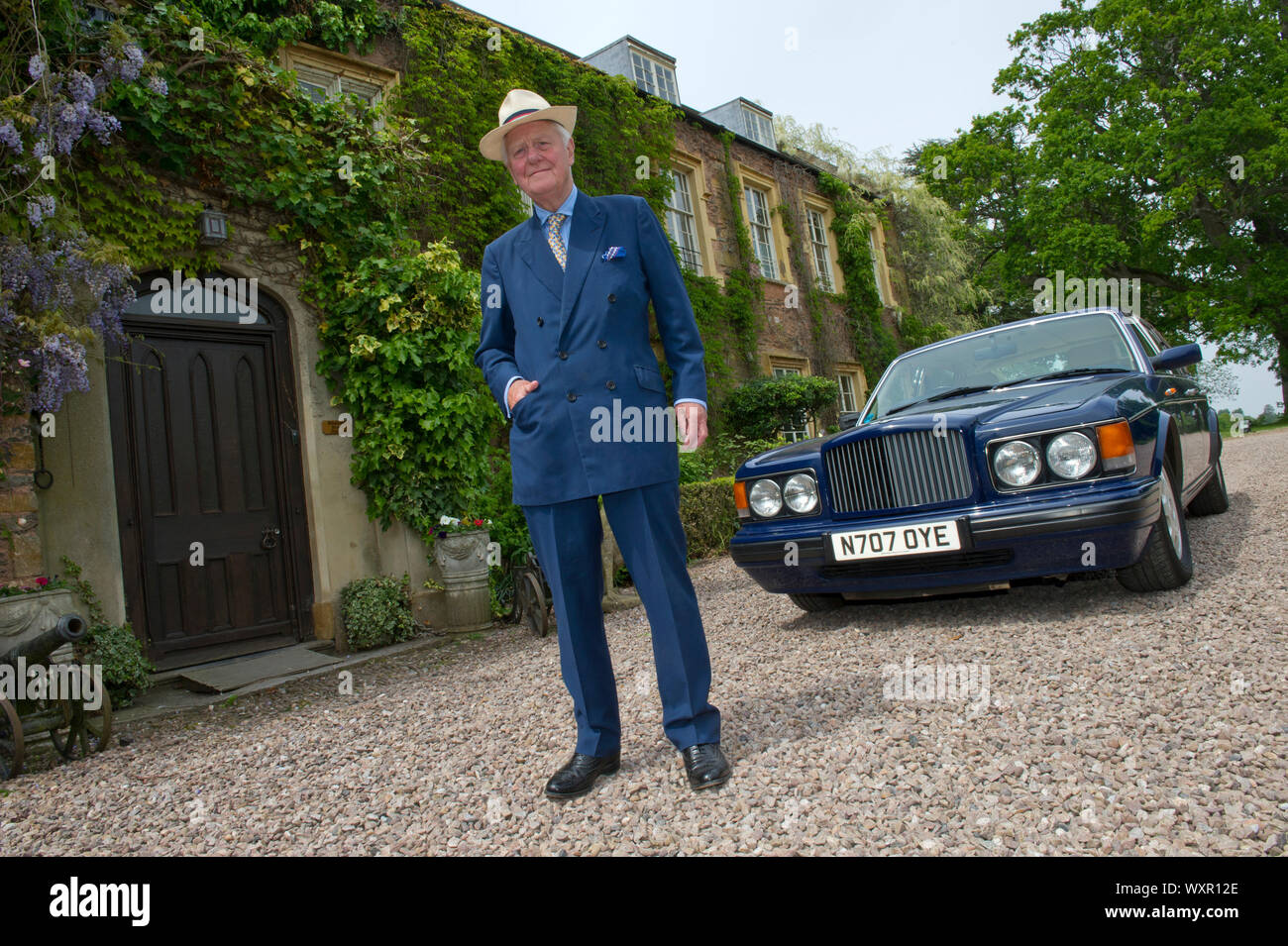 Sir Benjamin Slade, the 7th.baronet at his home, Maunsell House ...
