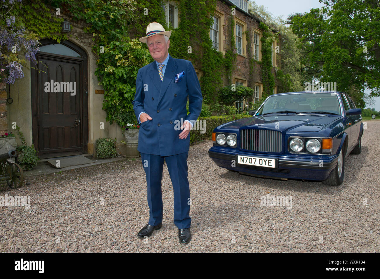 Sir Benjamin Slade, the 7th.baronet at his home, Maunsell House ...