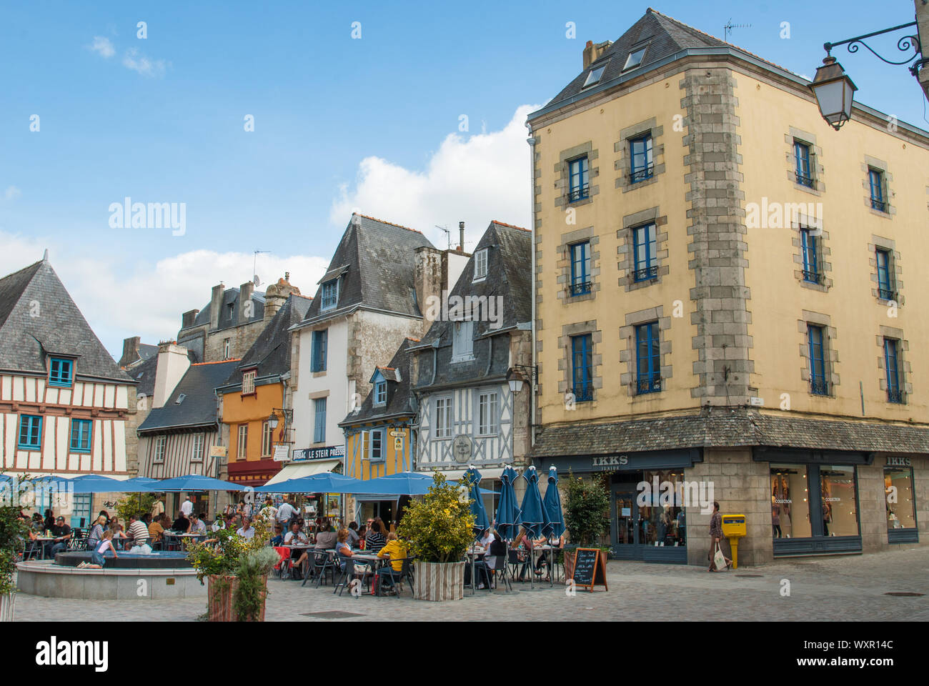 Quimper Square, in Brittany Stock Photo - Alamy