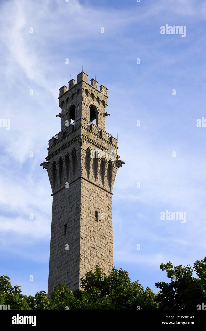 Pilgrim monument tower provincetown cape hi-res stock photography and ...
