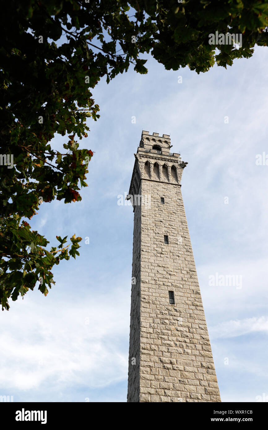 Pilgrim Monument Tower Provincetown Cape High Resolution Stock ...