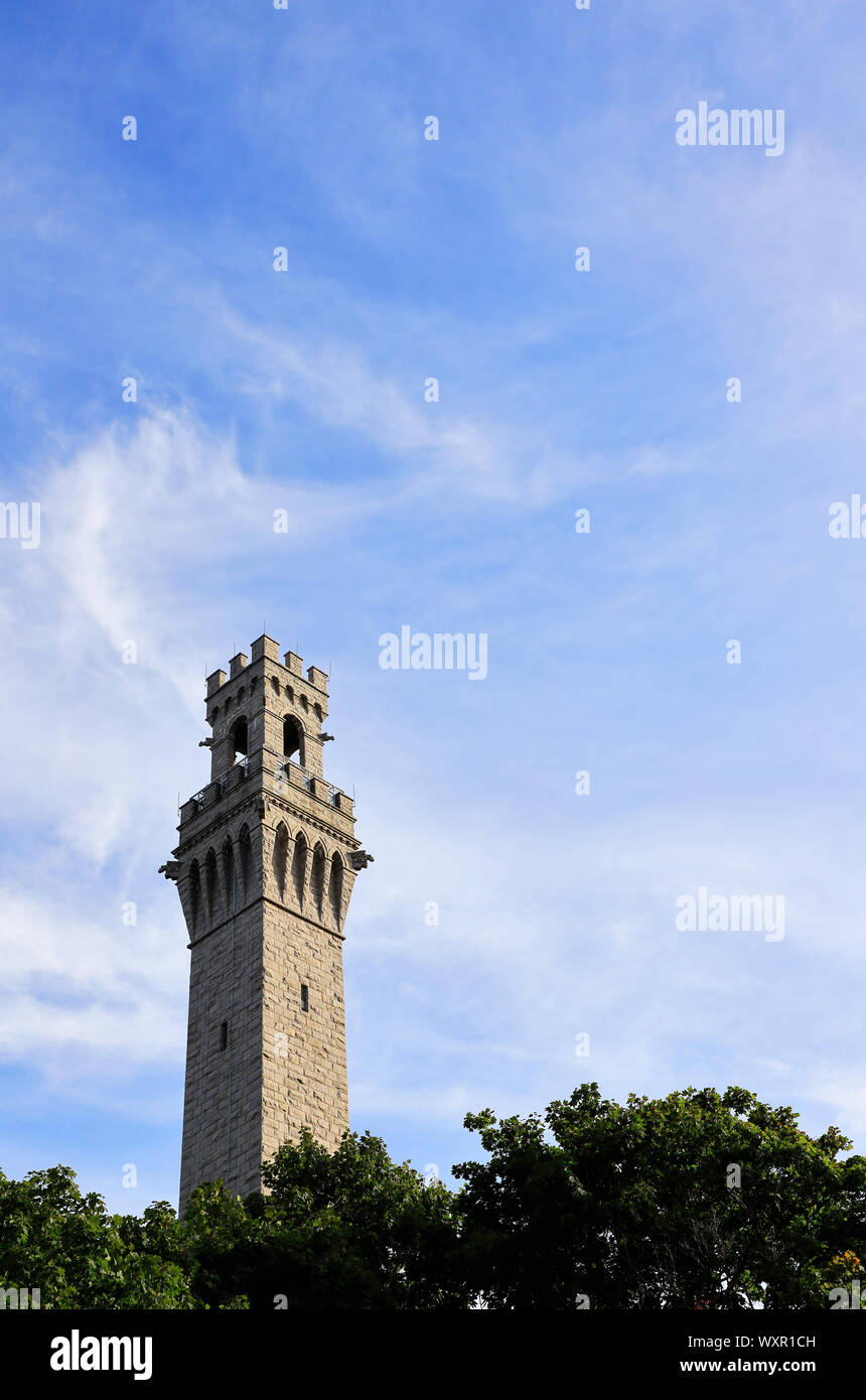 Pilgrim monument tower provincetown cape hi-res stock photography and ...