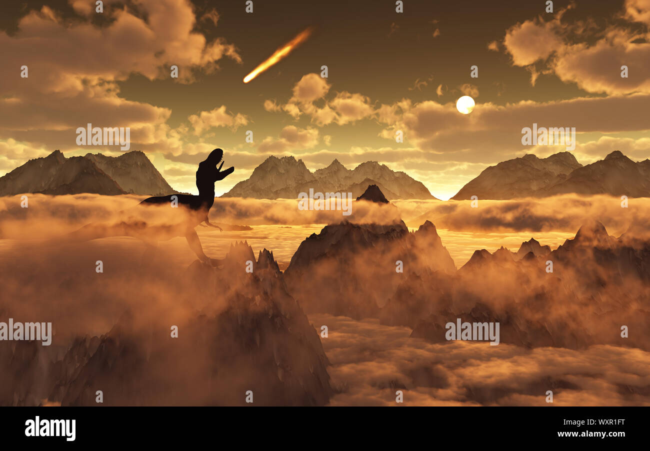 Cretaceous paleogene extinction event hi-res stock photography and ...