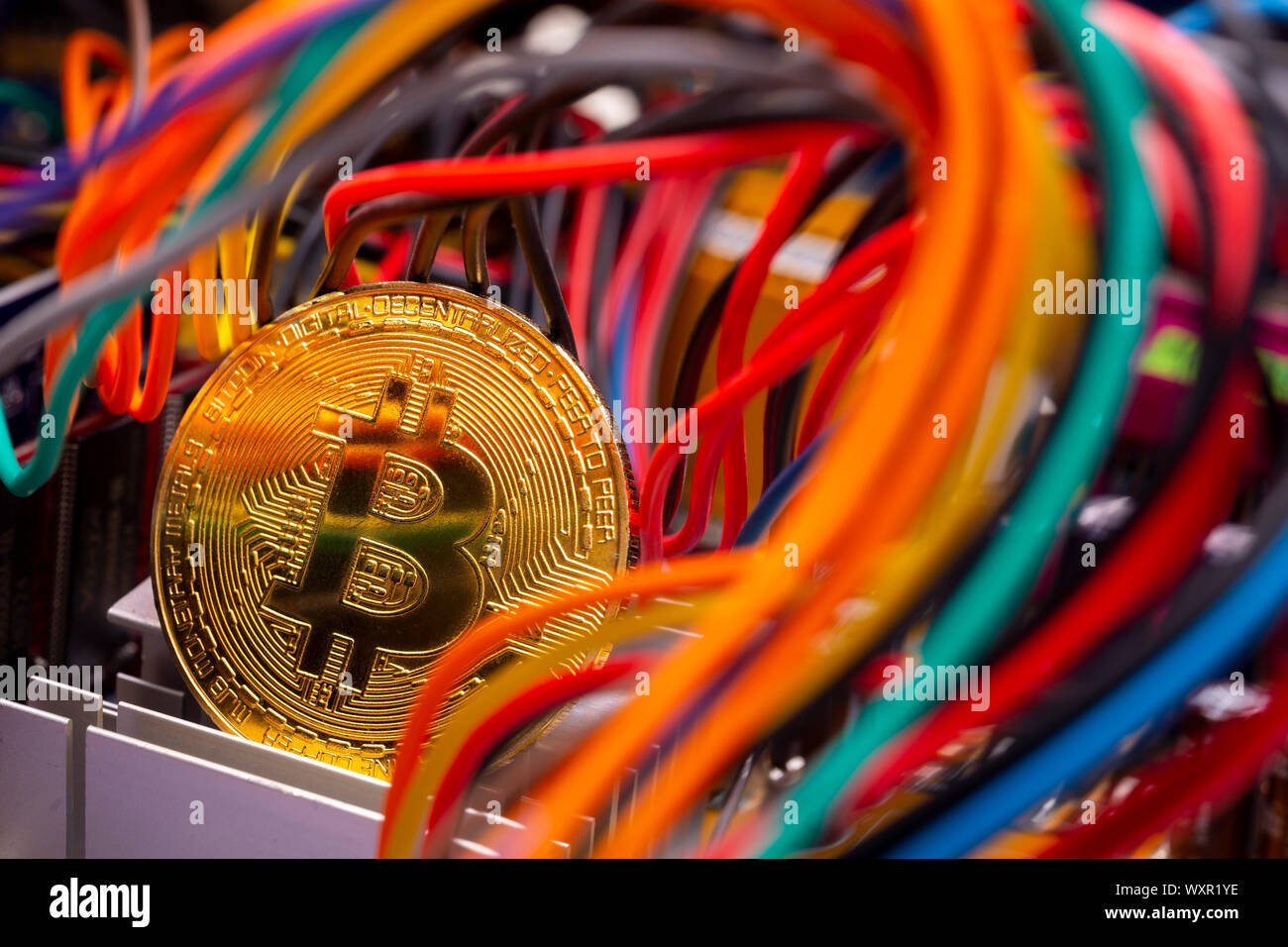 Motherboard cables hi-res stock photography and images - Alamy