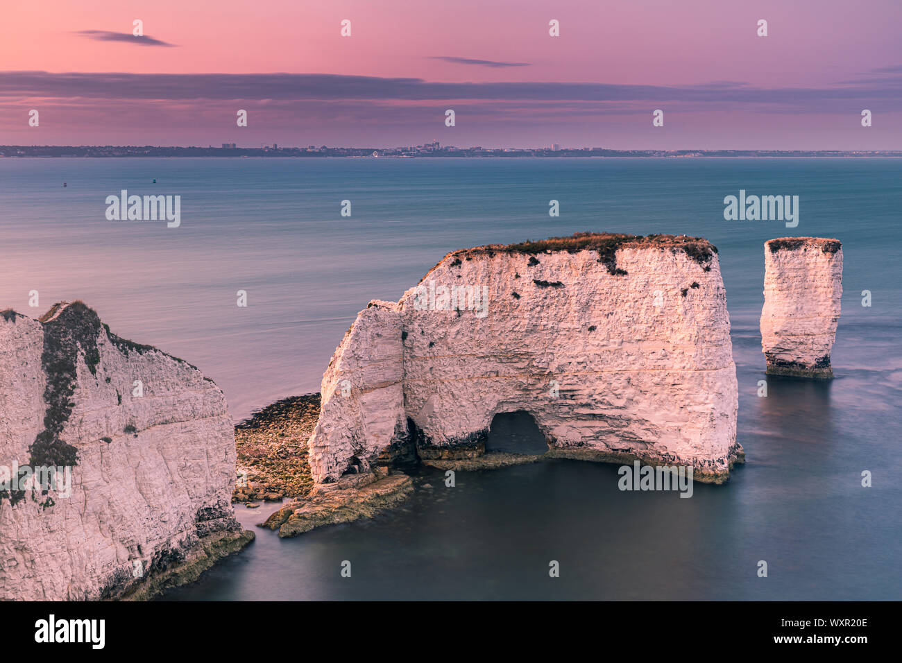 Old Harry Rocks are three chalk formations, including a stack and a ... Old Harry Rocks are three chalk formations, including a stack and a ...