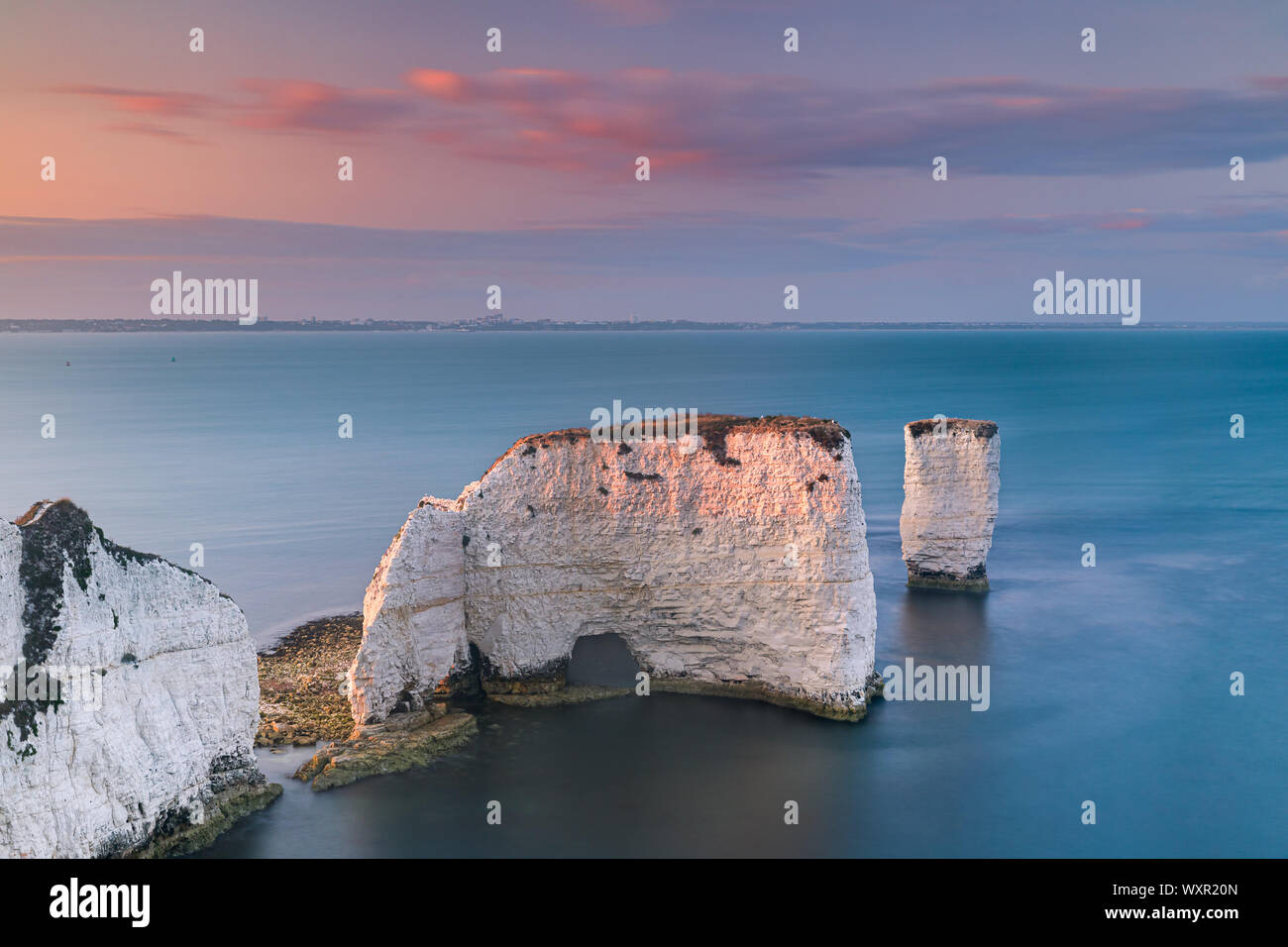 Old Harry Rocks are three chalk formations, including a stack and a ...