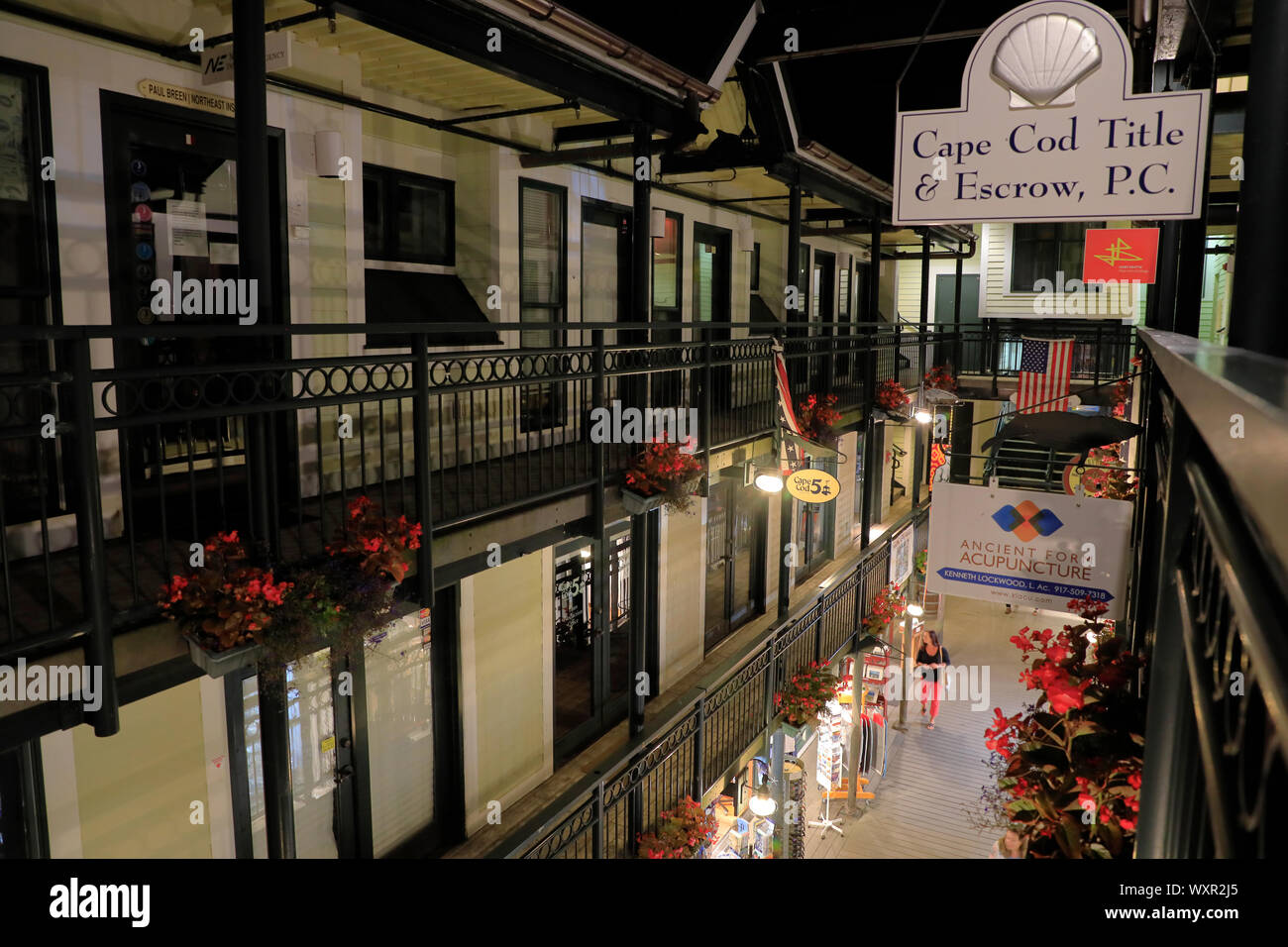 Whaler's Wharf shopping center in Provincetown.Cape Cod.Massachusetts ...