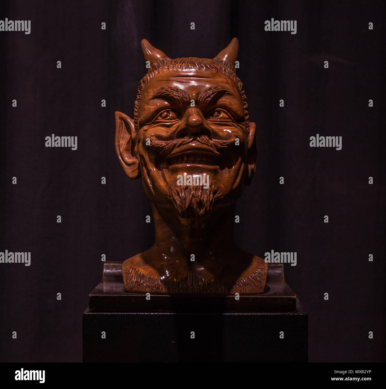 A picture of one of the sculptures inside The Devil Museum (Kaunas ...