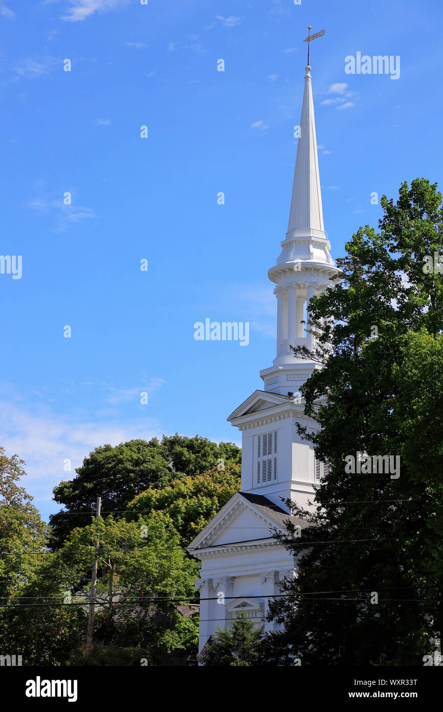 First Church UCC.Sandwich.Cape Cod.Massachusetts.USA Stock Photo - Alamy