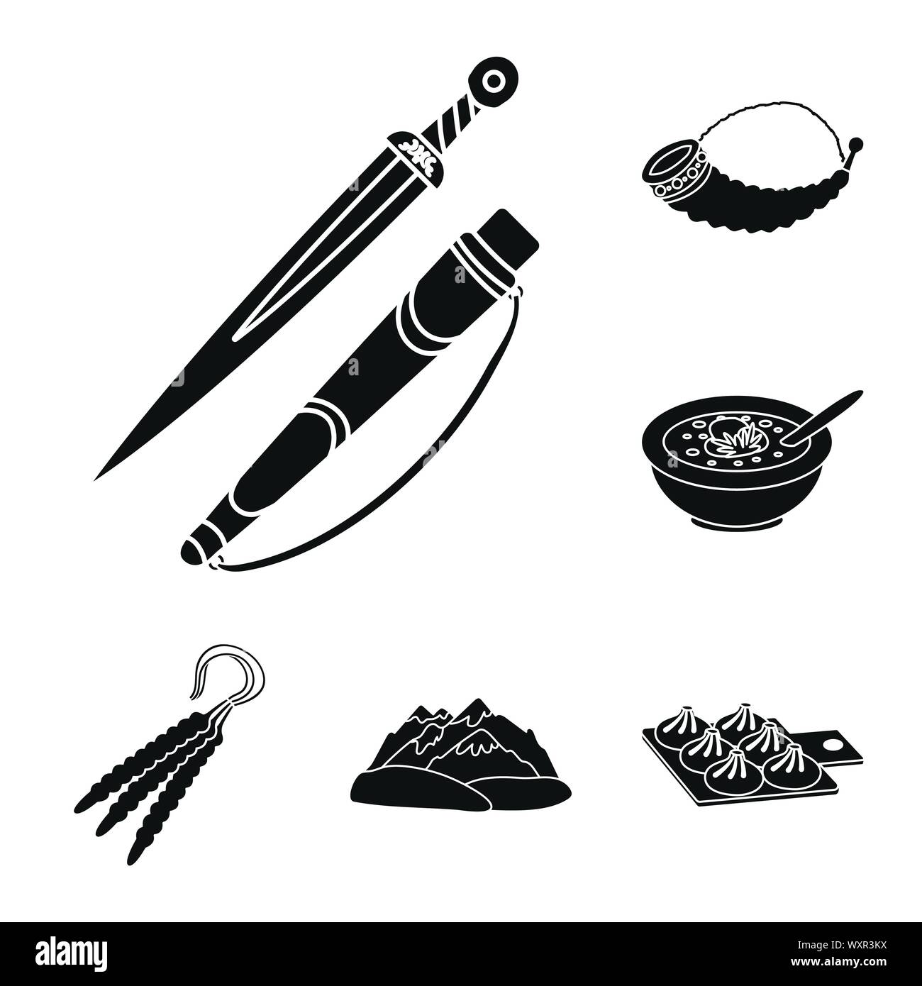 Vector design of heritage and originality icon. Set of heritage and ...