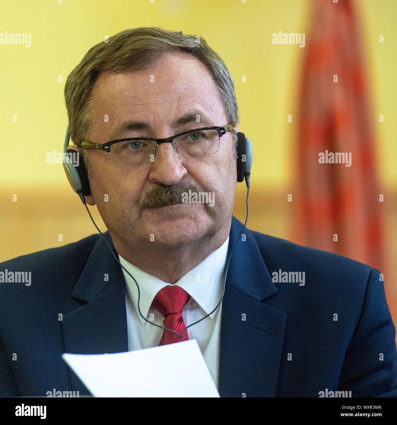 Chotyne, Czech Republic. 17th Sep, 2019. Vice-President of the ...