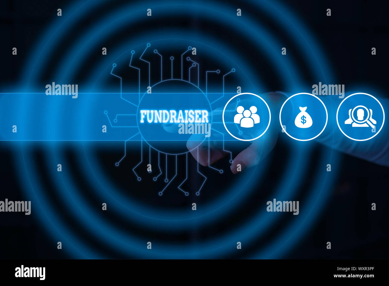 Conceptual hand writing showing Fundraiser. Concept meaning ...