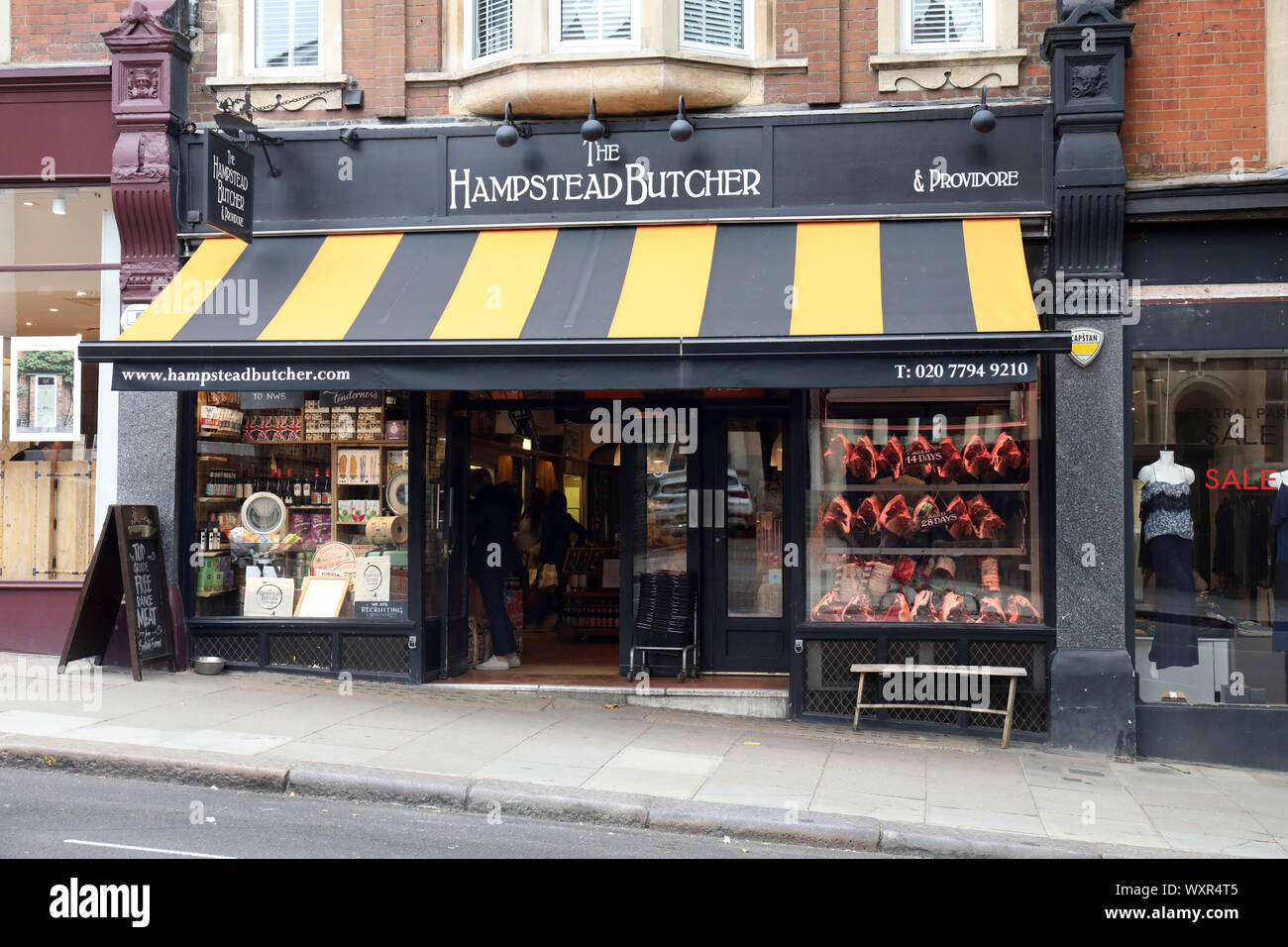 Hampstead Butcher picture by Gavin Rodgers/ Pixel8000 Stock Photo - Alamy
