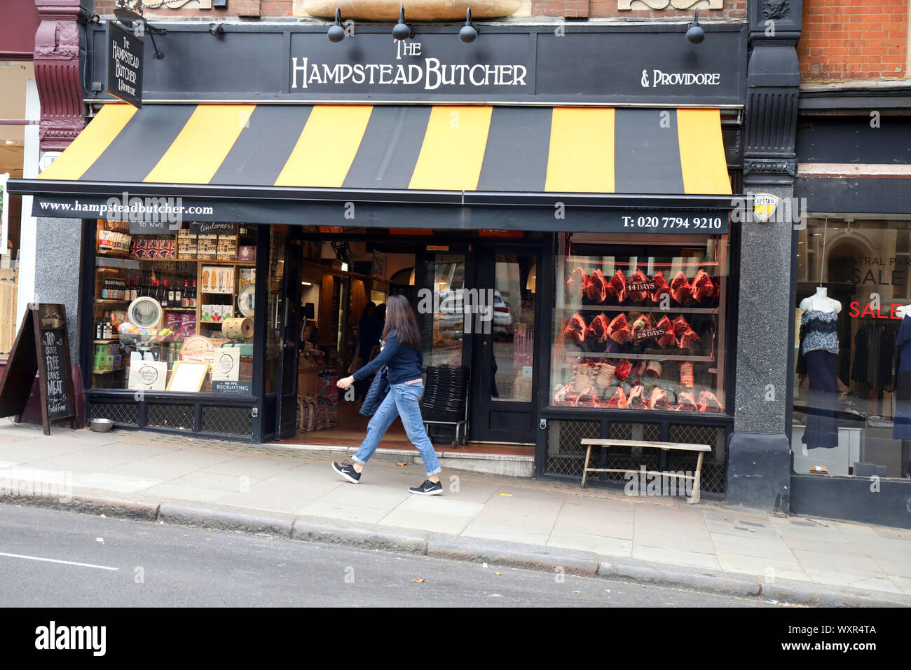 Hampstead Butcher picture by Gavin Rodgers/ Pixel8000 Stock Photo - Alamy