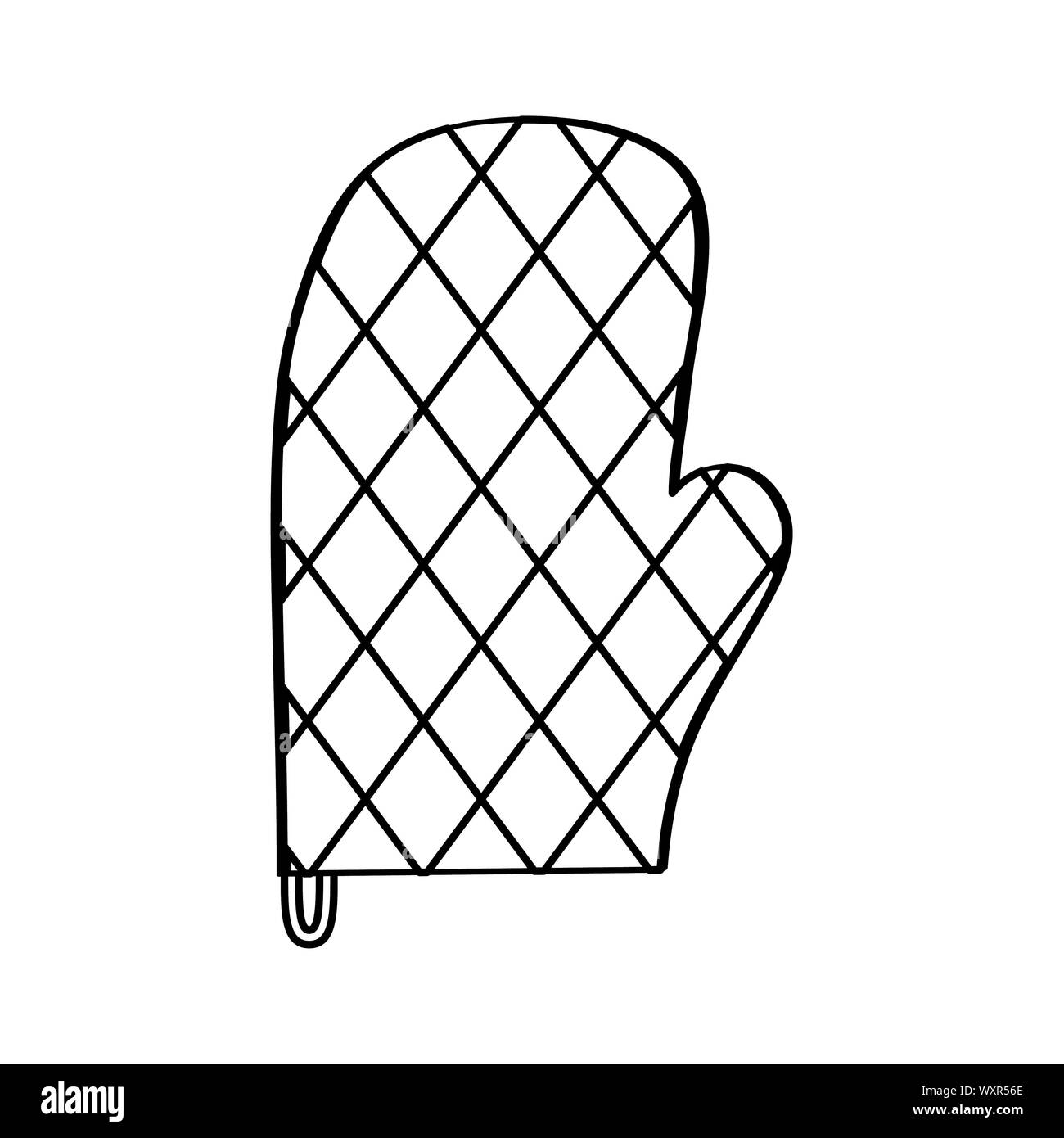 Isolated kitchen glove vector design Stock Vector Image & Art - Alamy