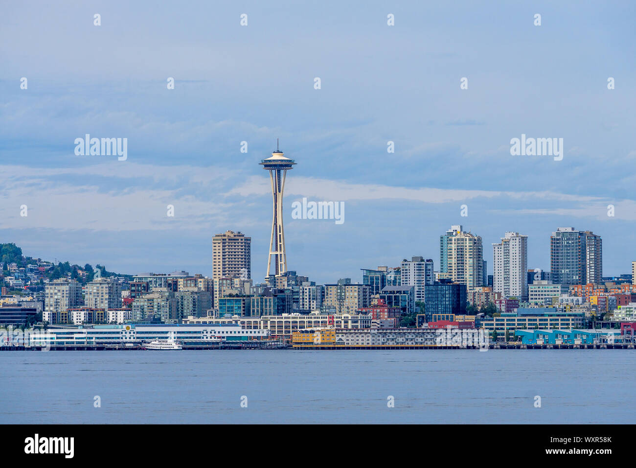 A section of the skyline in Seattle, Washington Stock Photo - Alamy