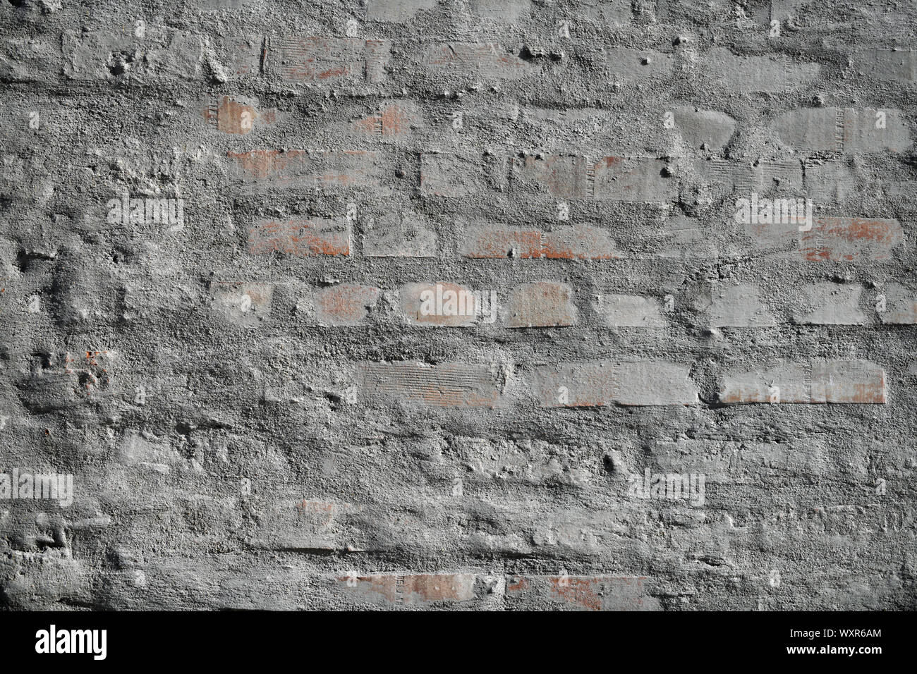 Old vintage cracked bricks with concrete texture Stock Photo - Alamy