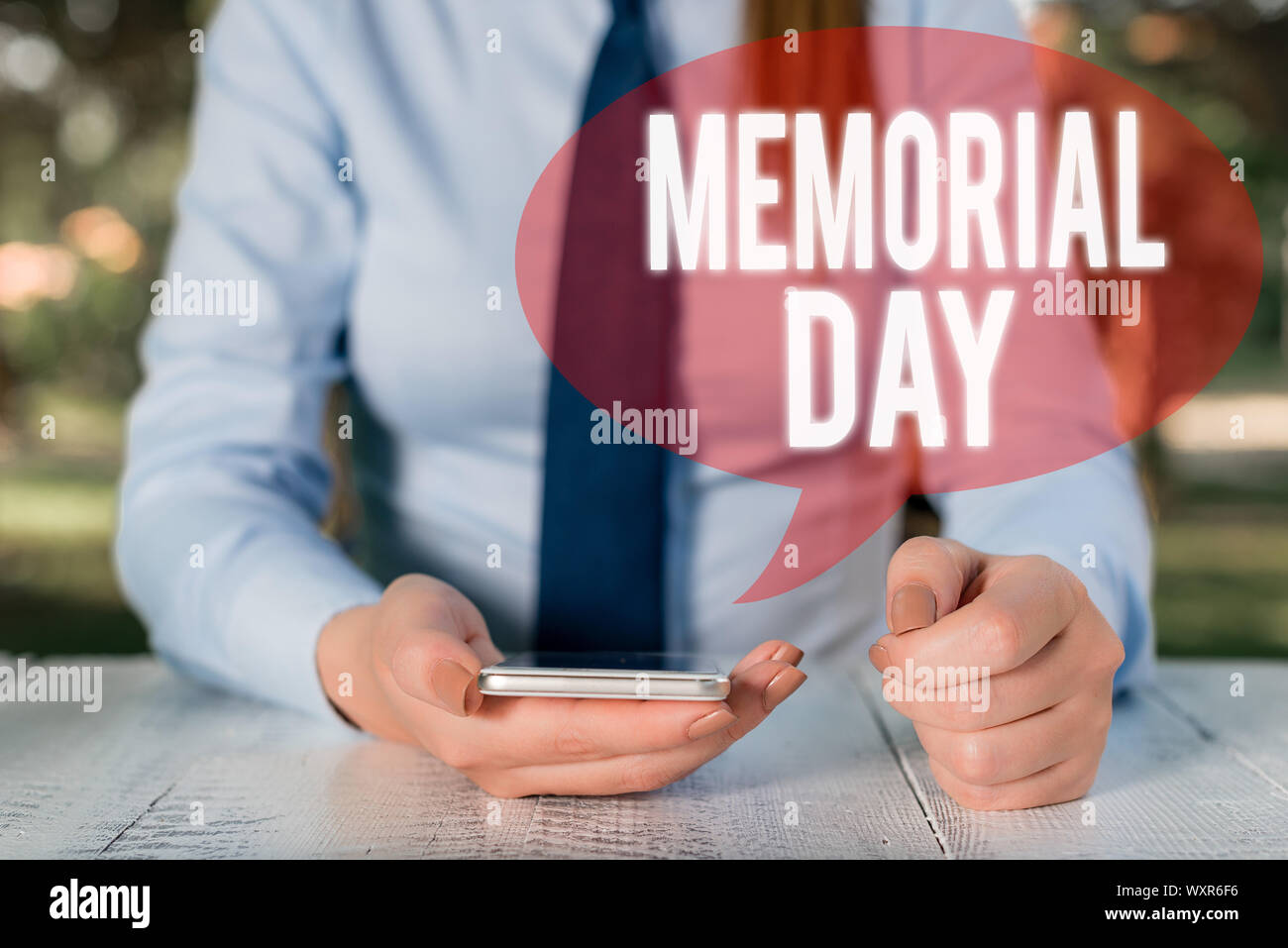 Writing note showing Memorial Day. Business concept for To honor and ...