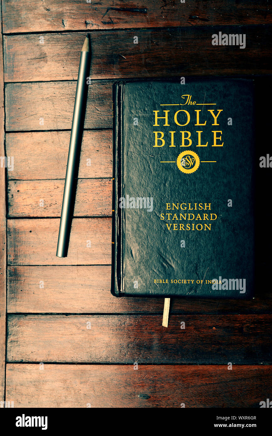 The Holy Bible Stock Photo - Alamy