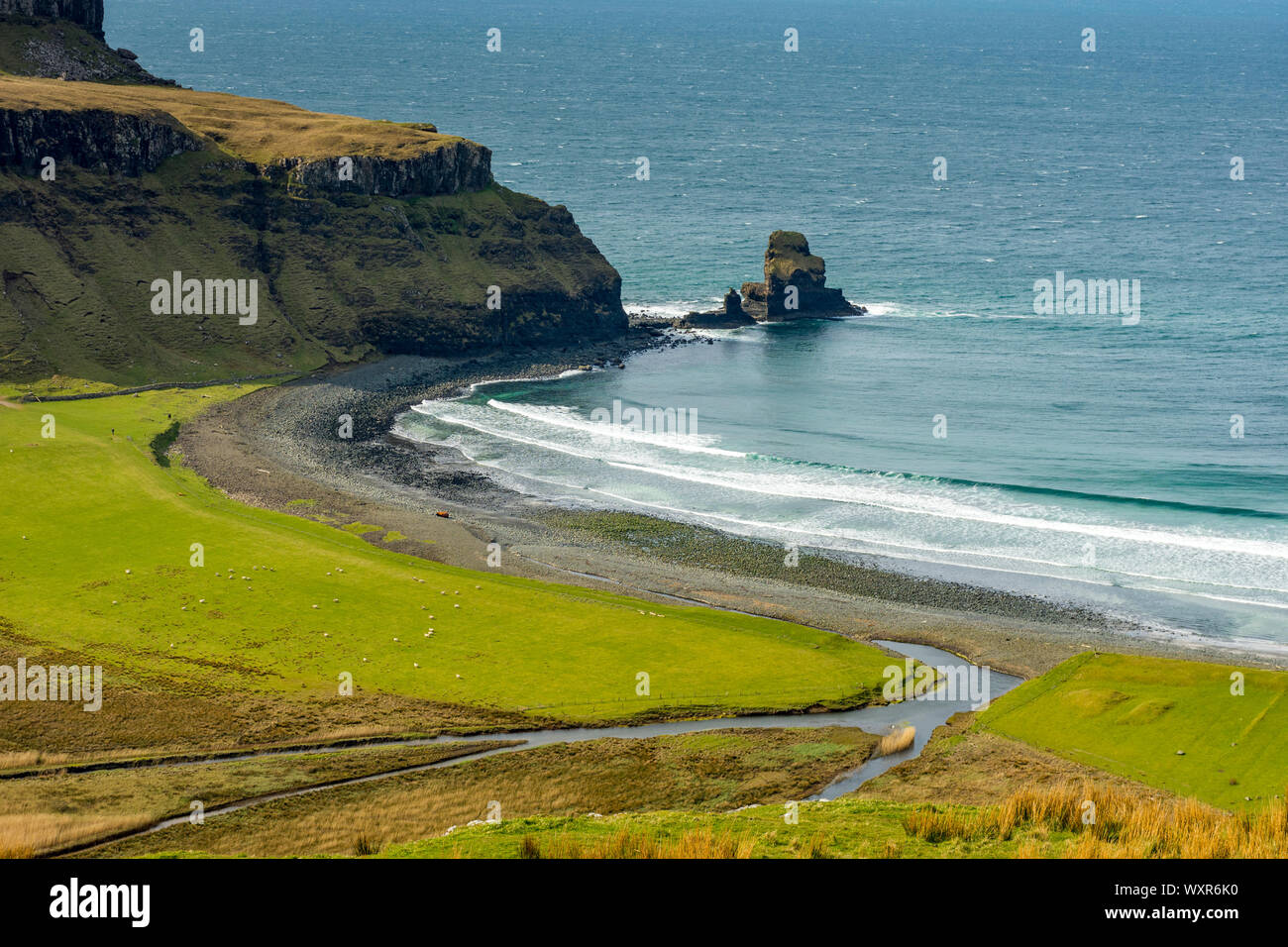 Talisker Point and Talisker Bay, from Sròn Mhòr, Gleann Oraid ...