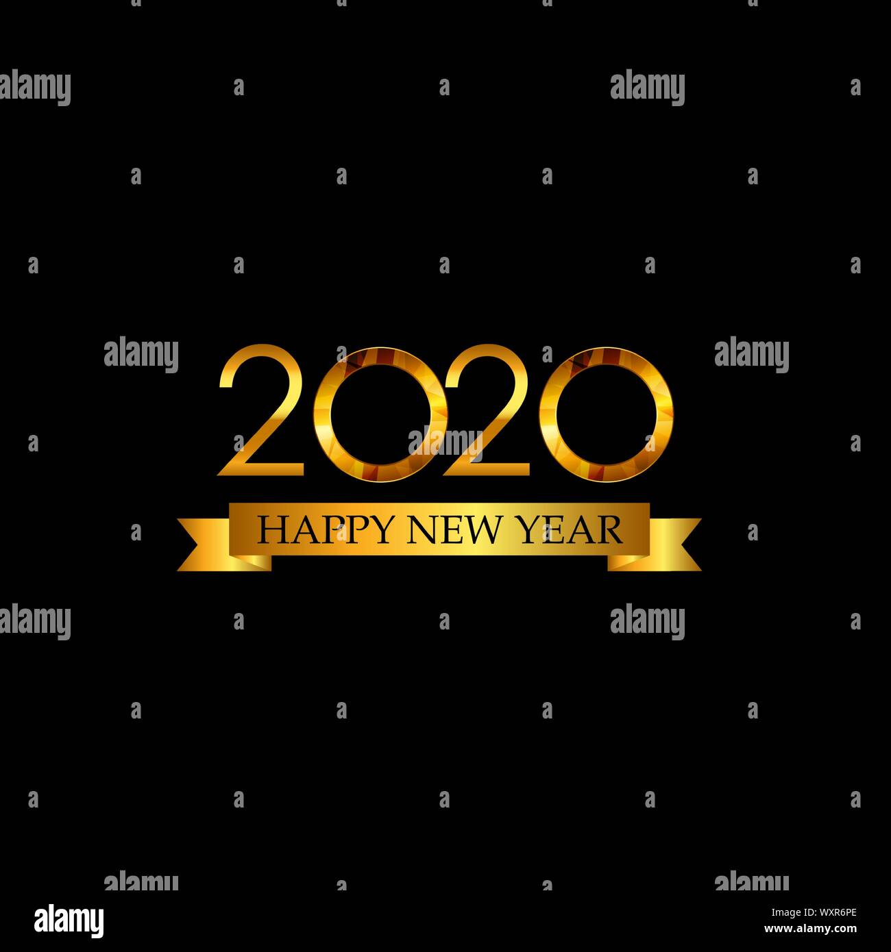 2020 Happy New Year Background. Vector Illustration Stock Vector Image ...