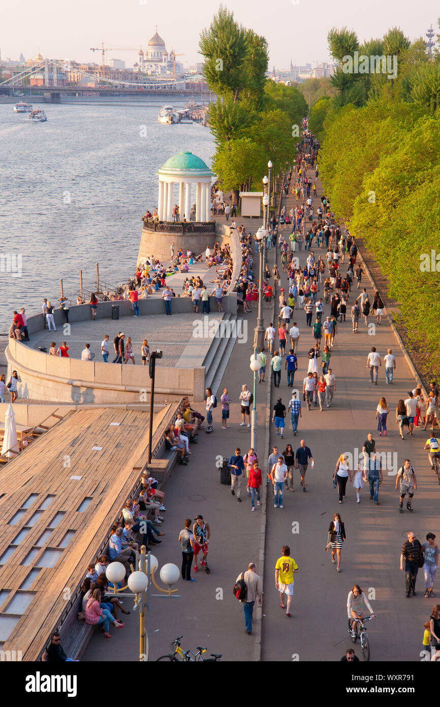 Gorky park moscow aerial hi-res stock photography and images - Alamy