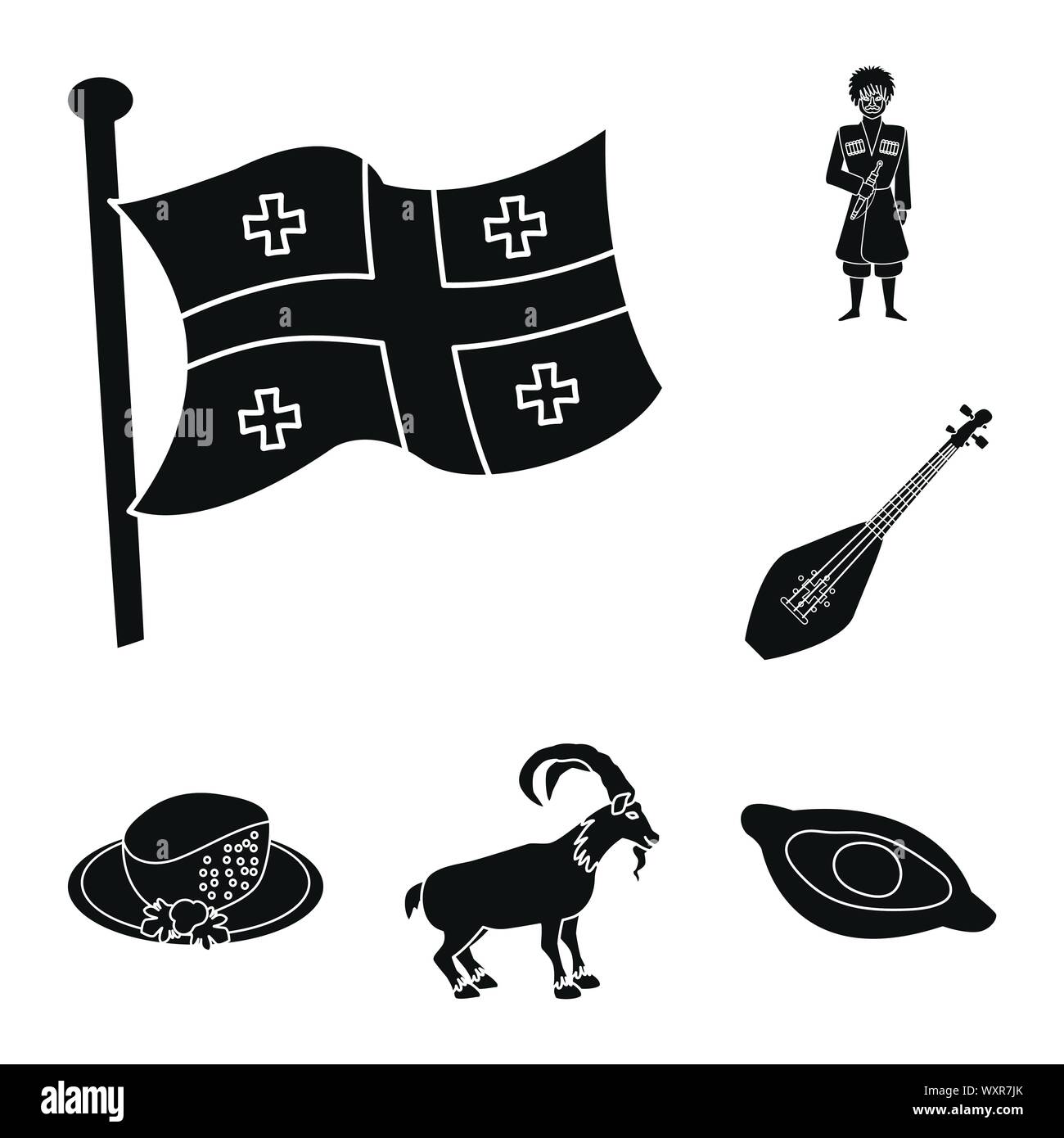 Vector design of heritage and originality icon. Set of heritage and ...