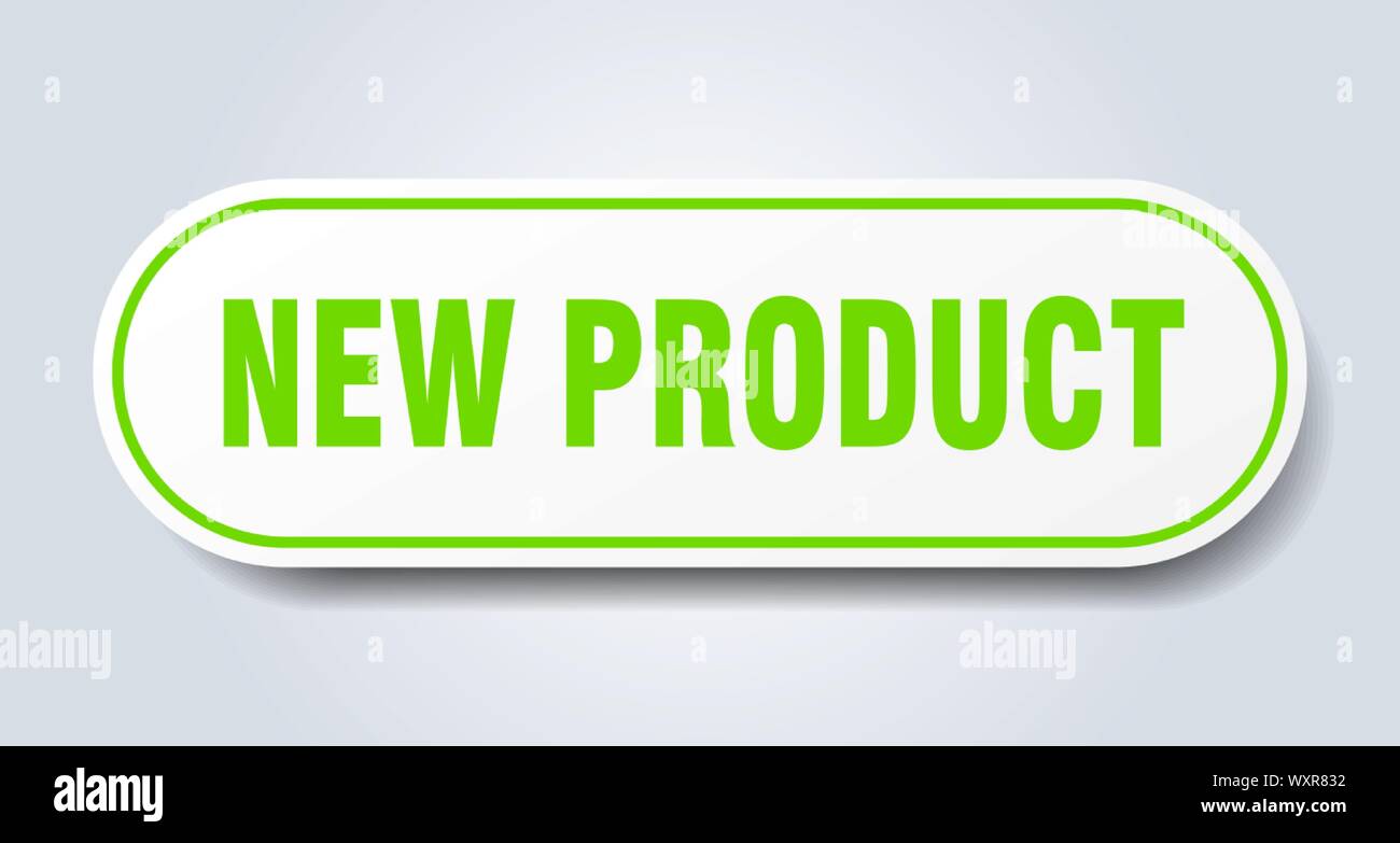 new product sign. new product rounded green sticker. new product Stock ...