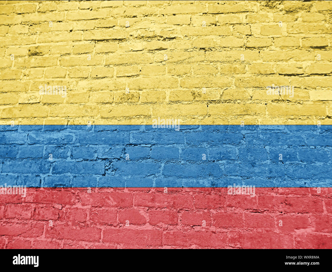 Flag of Colombia, backgrounds, textures, brick Stock Photo - Alamy
