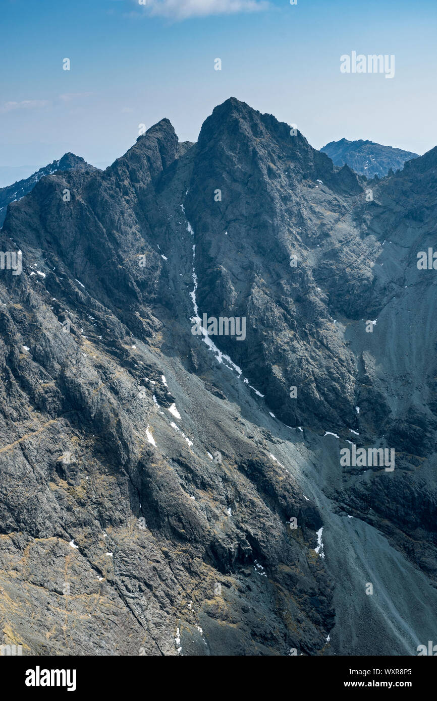 Sgurr Alasdair and the Great Stone Shoot over Coire Lagan, from Sgurr ...
