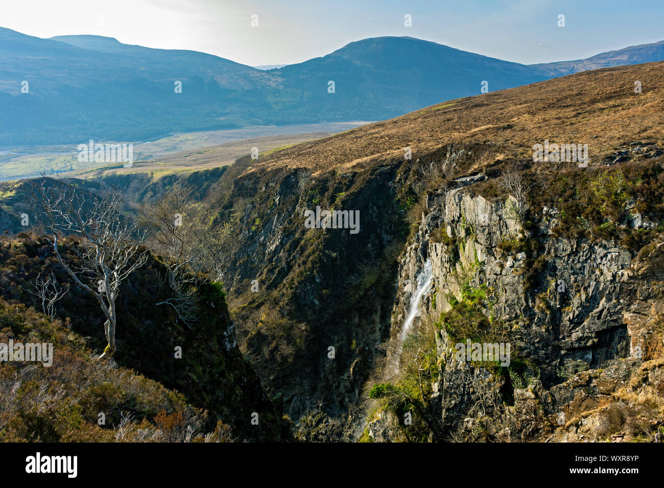 An Cruachan and Beinn Staic over Glen Brittle from the Eas Mòr ...