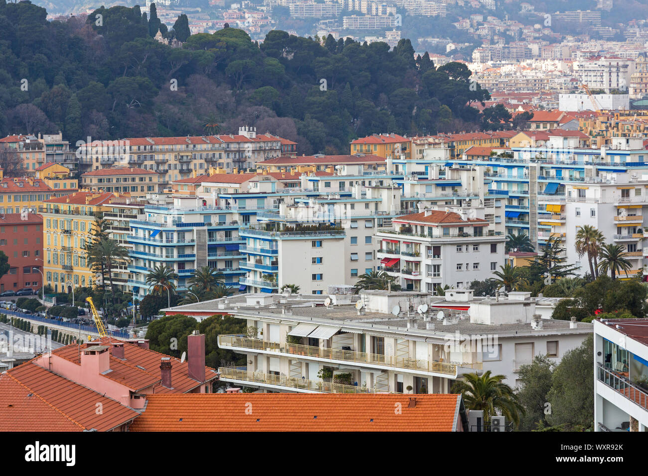 Residential Condo Buildings in Nice France Cityscape Stock Photo - Alamy