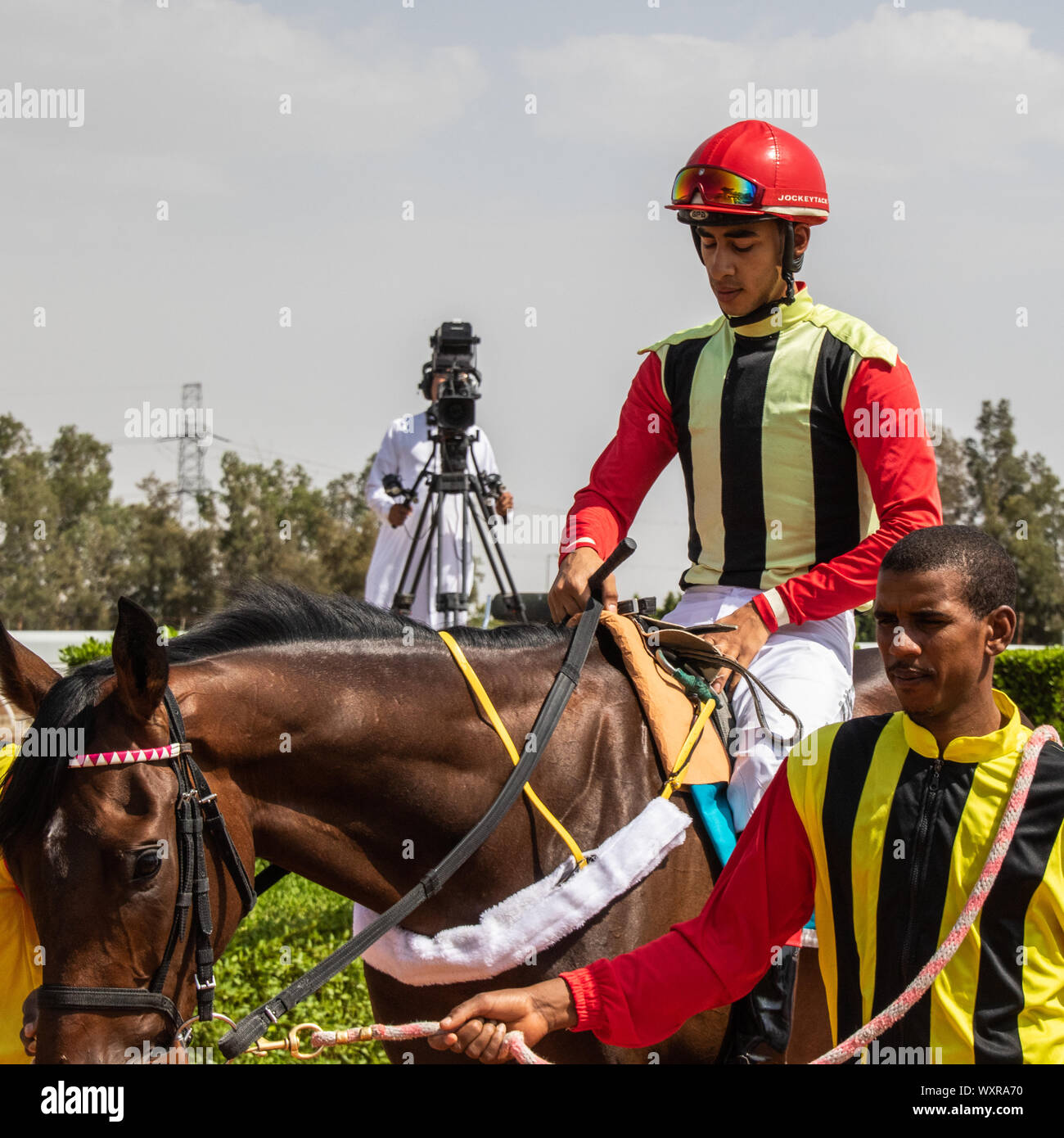 Horse Racing from King Khalid, Taif, Saudi Arabia 29/06/2019 Stock ...
