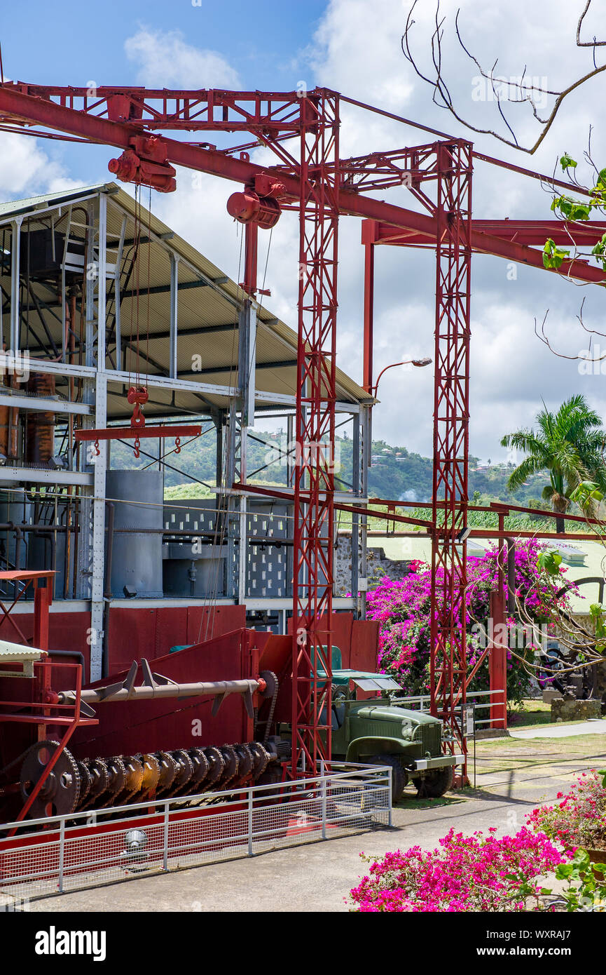 Le Francois, Martinique / 04.08.2014.View of a Ron distillery Stock ...