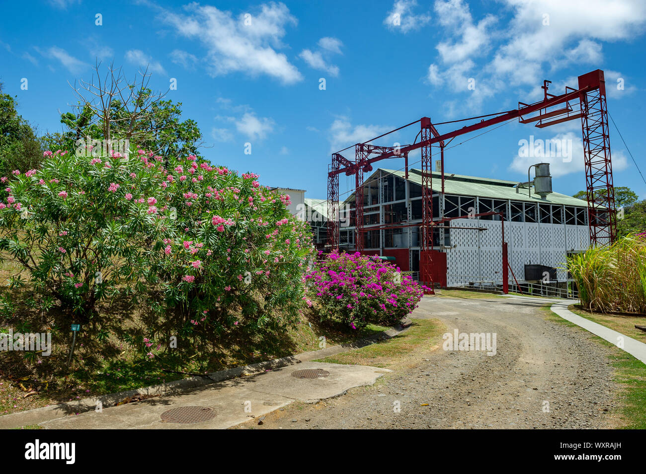 Le Francois, Martinique / 04.08.2014.View of a Ron distillery Stock ...