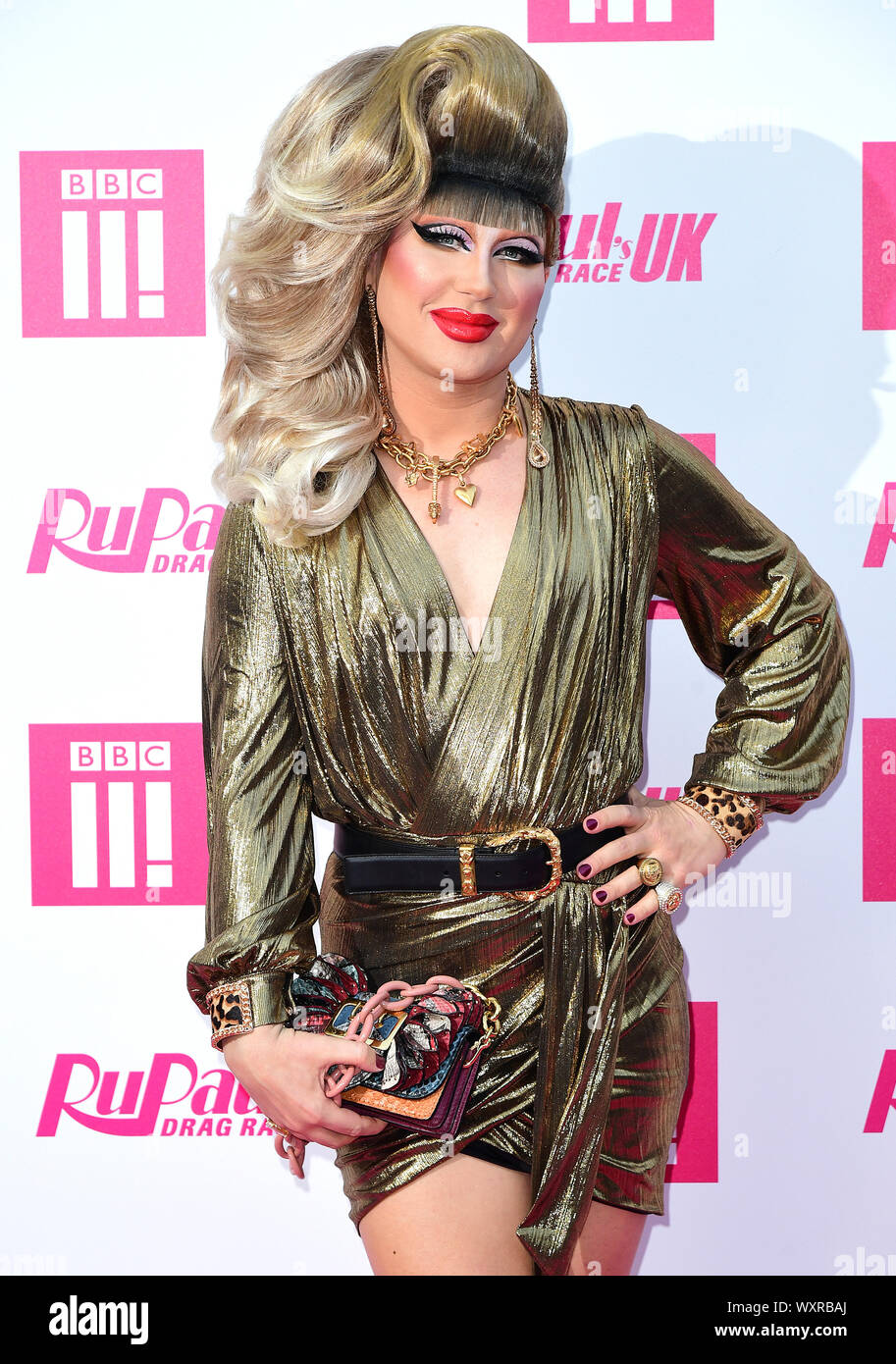 Jodie Harsh attending the RuPaul Drag race premiere, Bloomsbury ...