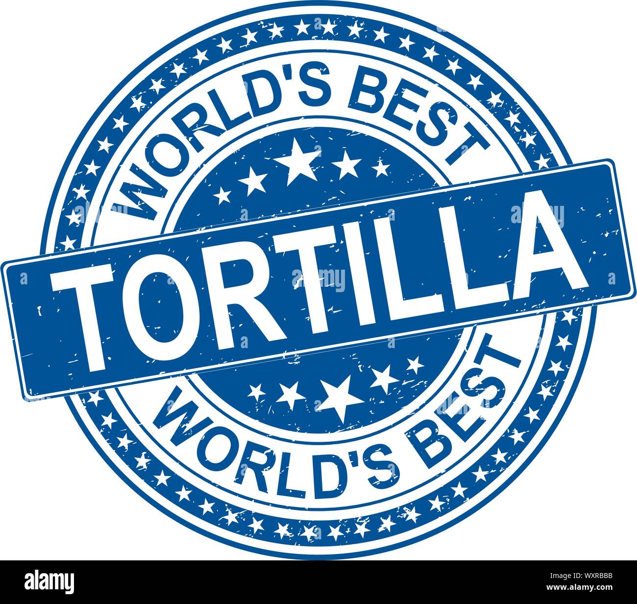 Tortilla vintage Label, logo design template on white background Stock ...