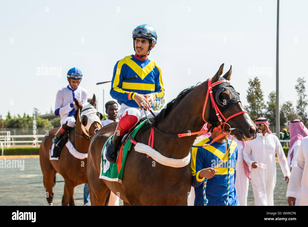 Horse Racing from King Khalid, Taif, Saudi Arabia 29/06/2019 Stock ...