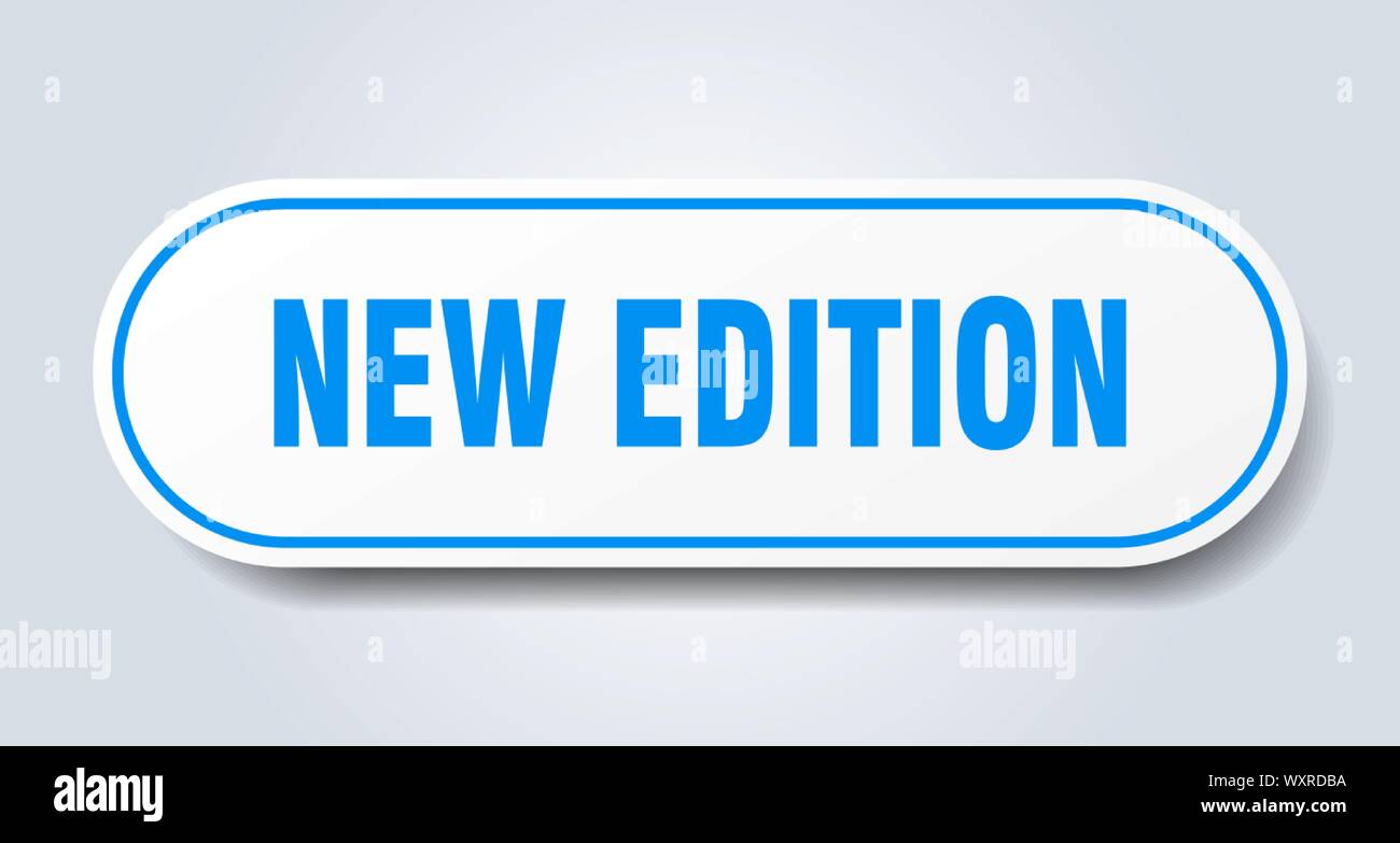 New edition blue square hi-res stock photography and images - Alamy