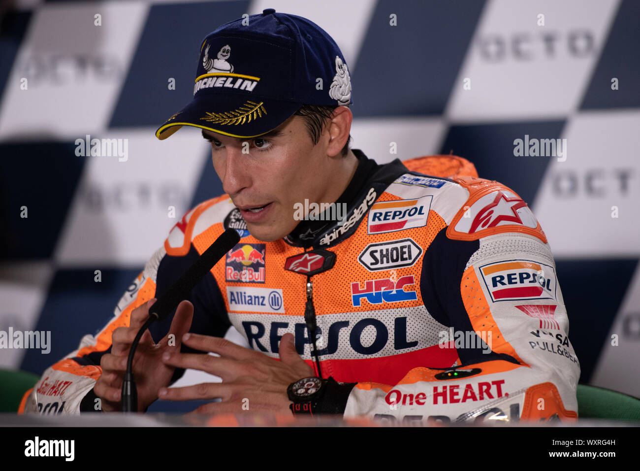 MARC MARQUEZ, SPANISH RIDER AND MOTOGP WORLD CHAMPION WITH NUMBER 93 ...