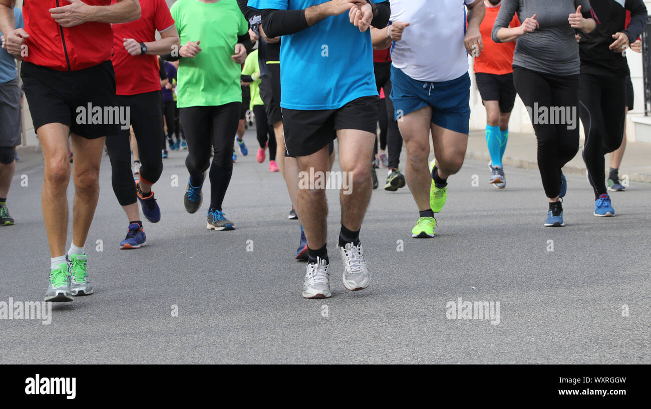 City footrace hi-res stock photography and images - Alamy