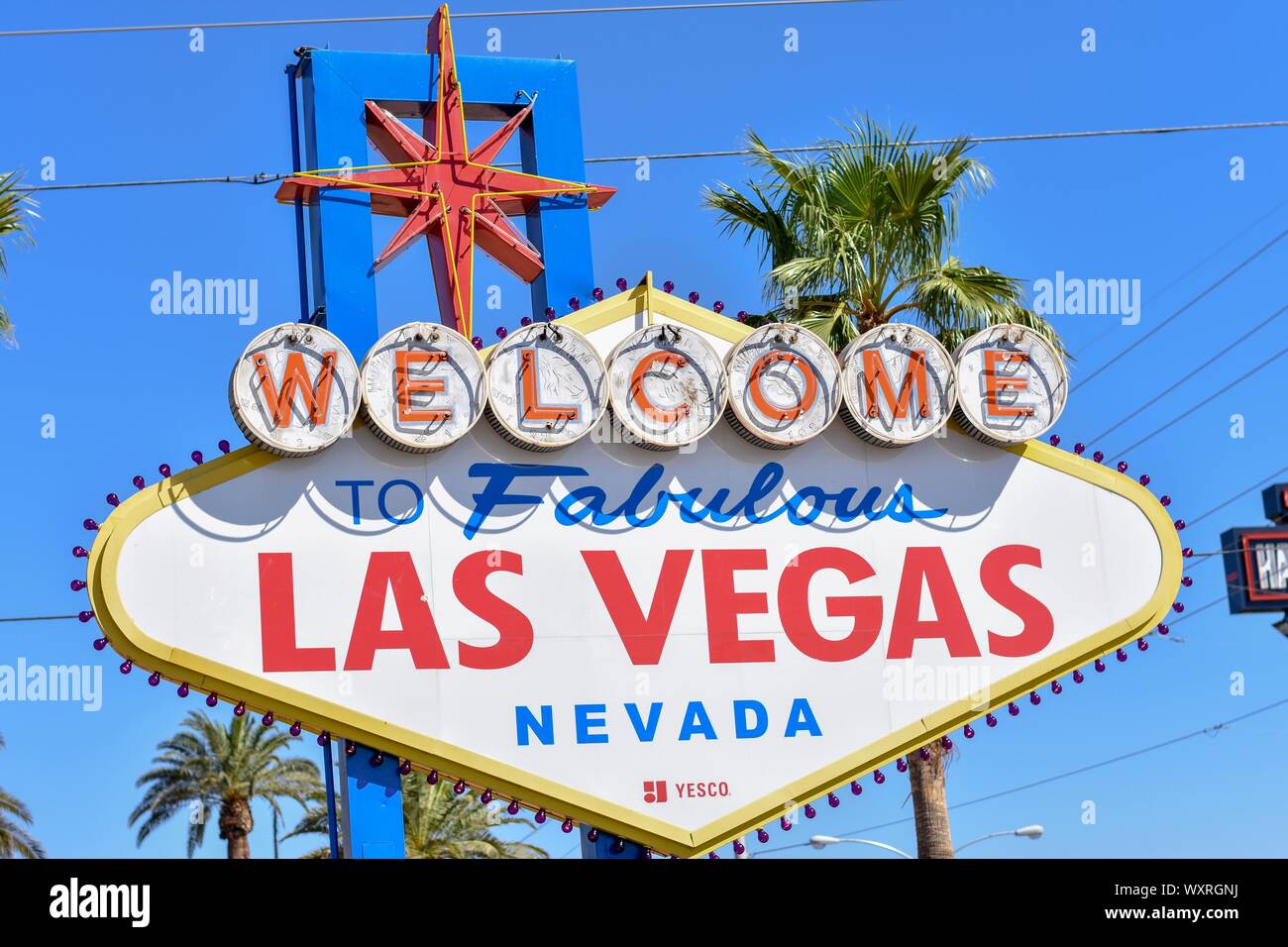 Welcome to fabulous Las Vegas sign Stock Photo - Alamy