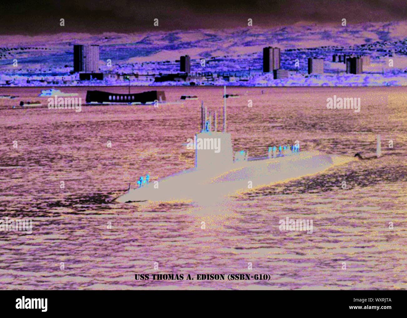 USS THOMAS A. EDISON (SSBN-610 Stock Photo - Alamy