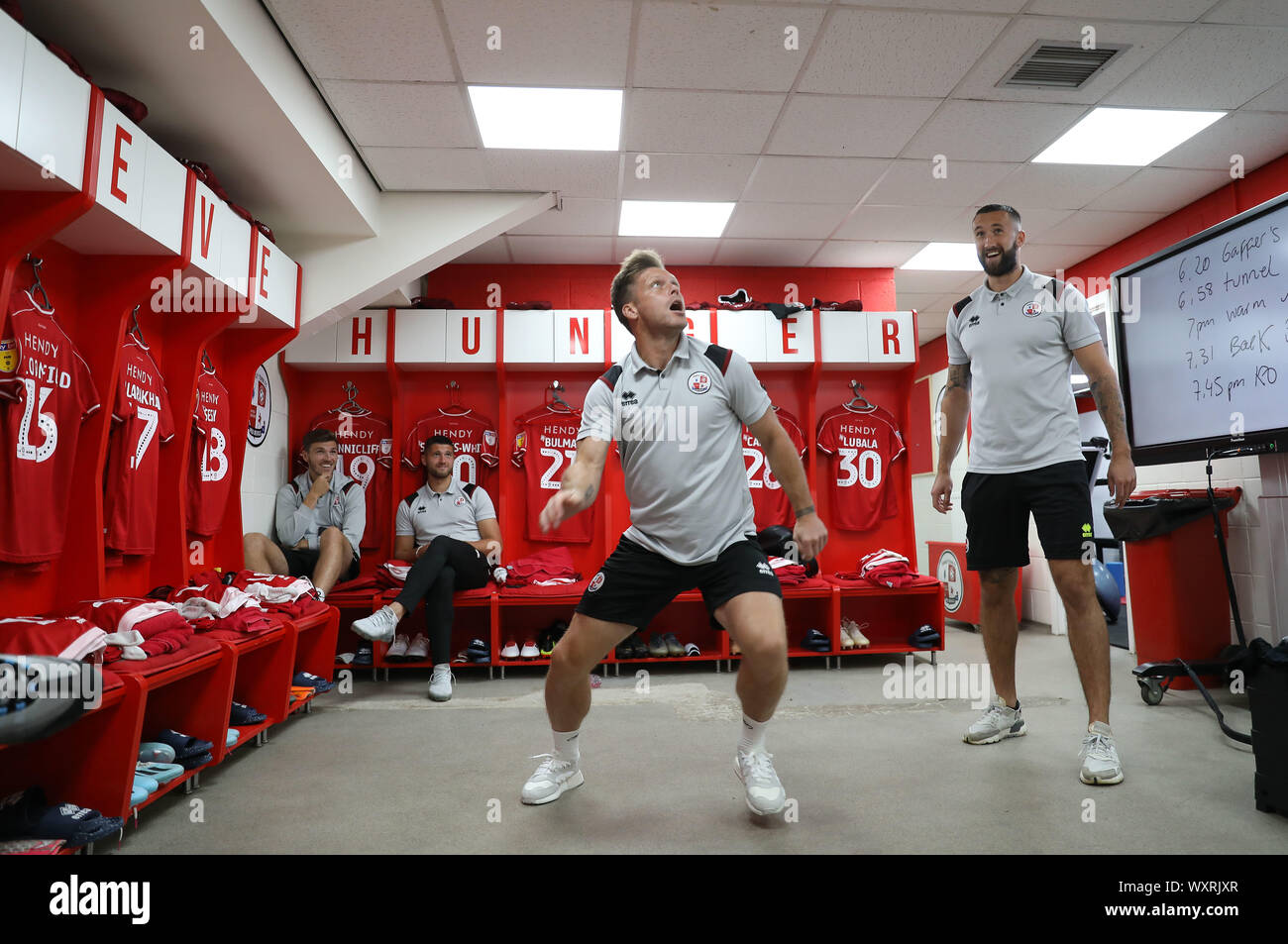 Football dressing room hi-res stock photography and images - Alamy